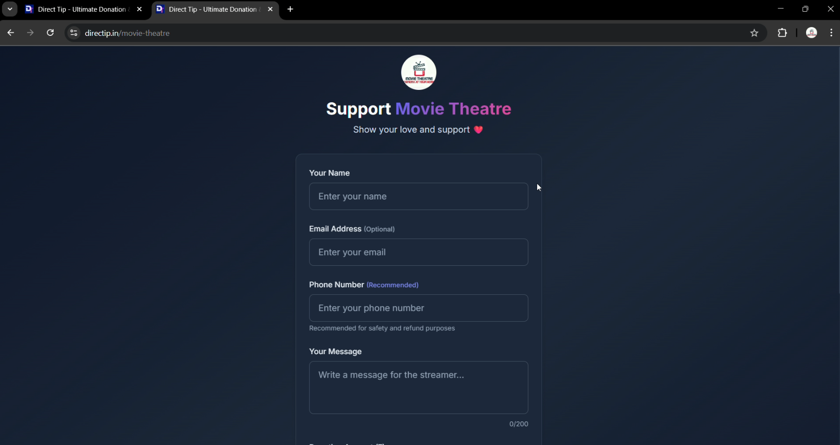 Direct Tip - Ultimate Donation & Chat Overlay for Streamers